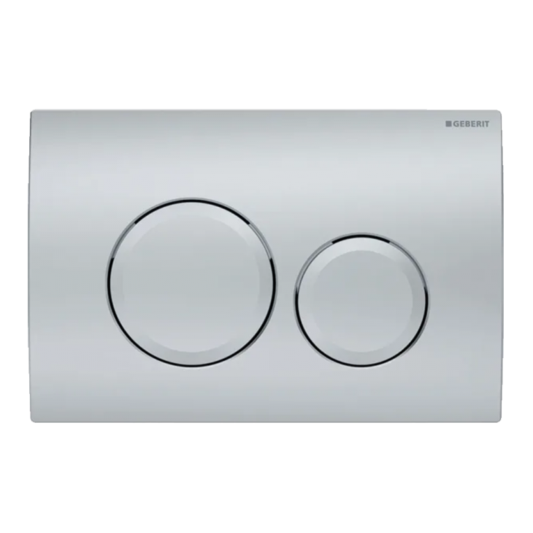 GEBERIT Taster Delta 20 Dvokoličinski Mat-Chrom 115.127.46.1 - Triniti